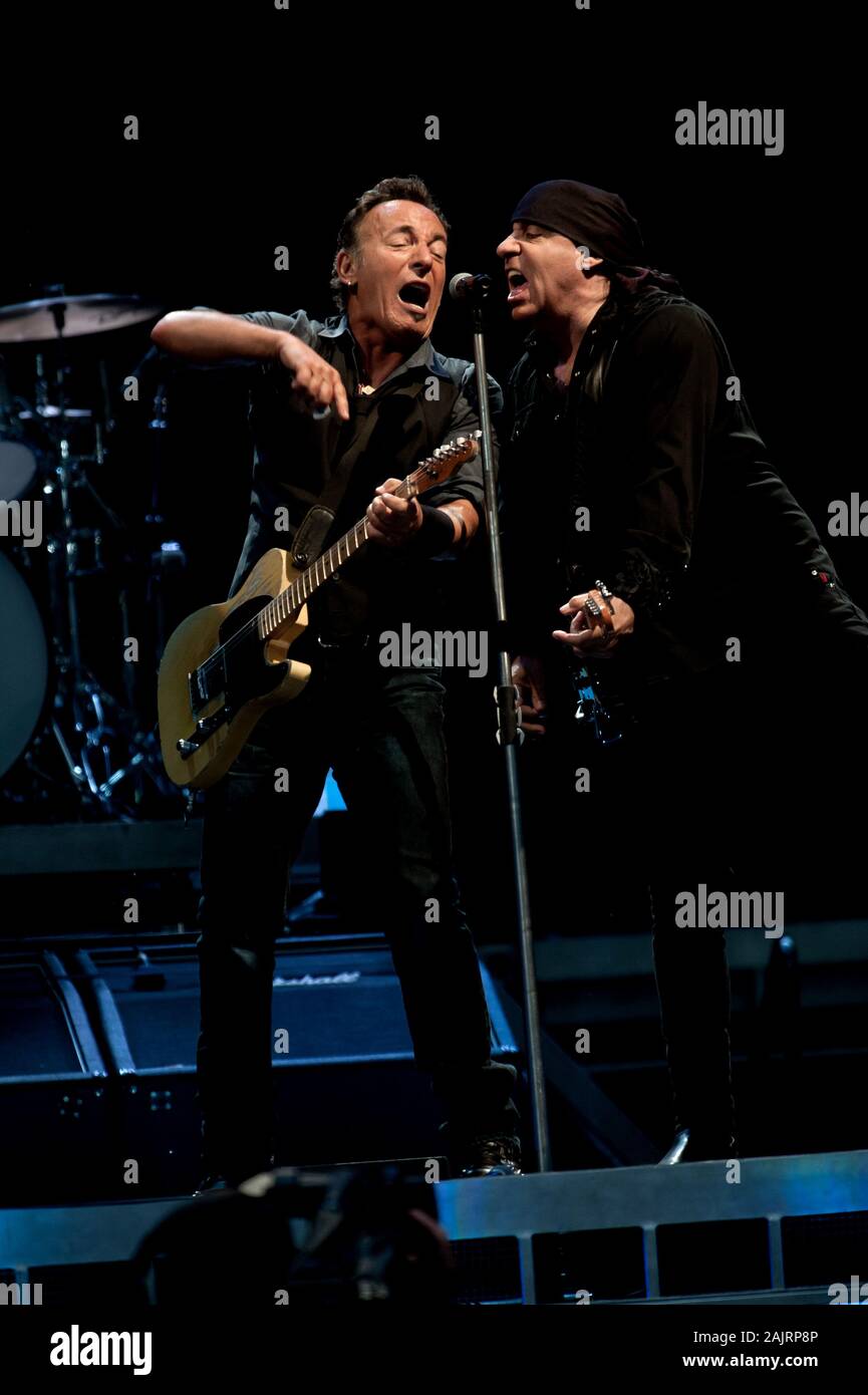 Milan Italy, 07 June 2012, live concert of Bruce Springsteen & The E ...