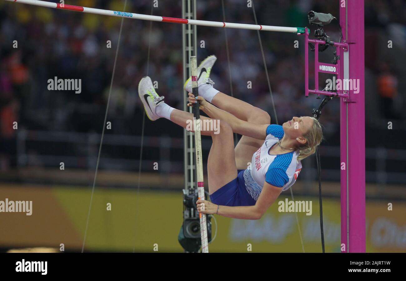 Holly Bradshaw Great Britain At The Womens Pole Vault Final Of The