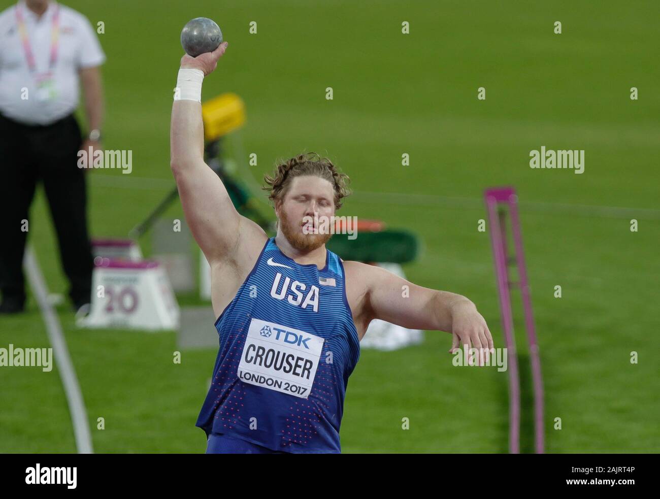 during the Shot Put Men Final of the IAAF World Championships in ...