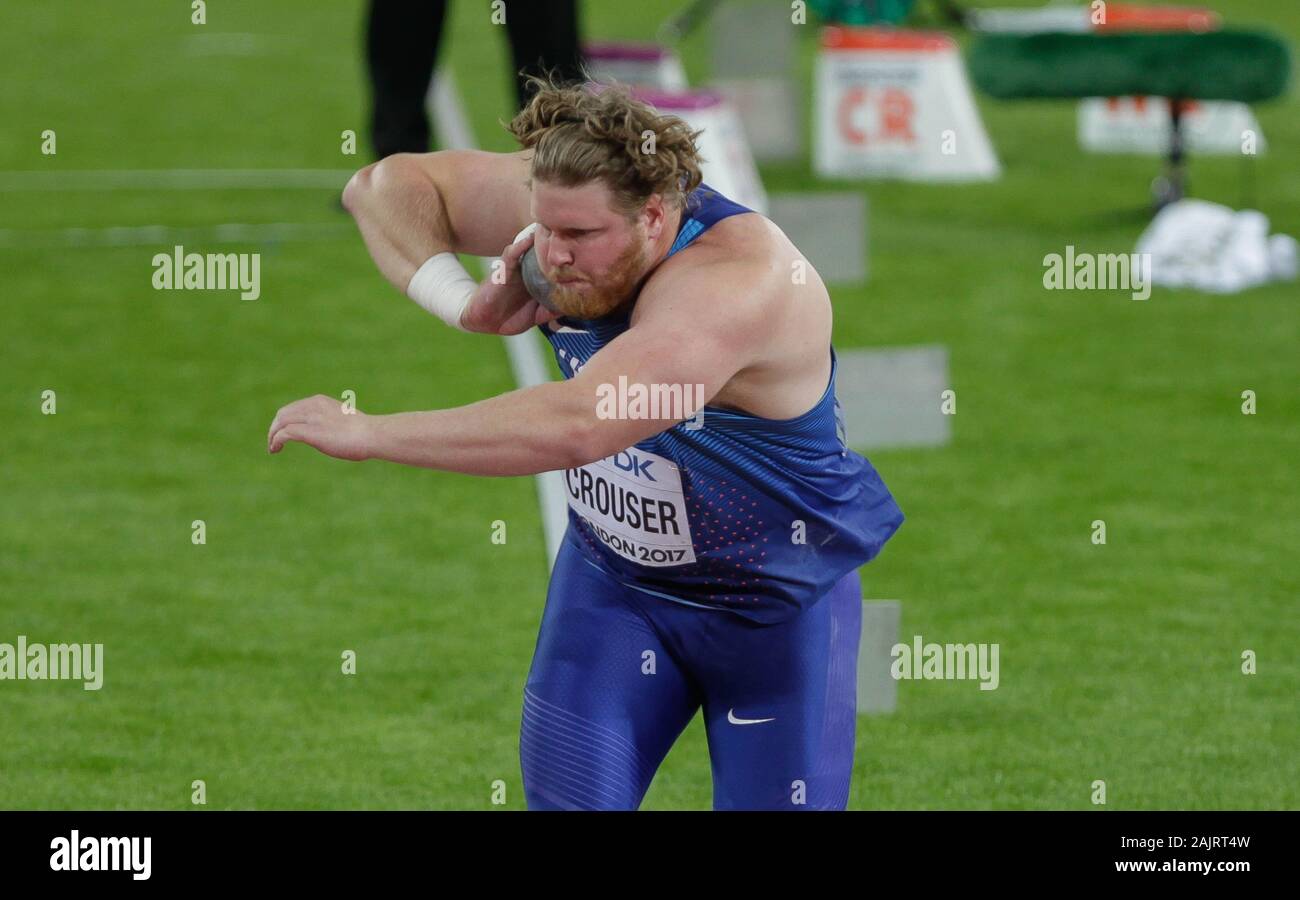 during the Shot Put Men Final of the IAAF World Championships in ...