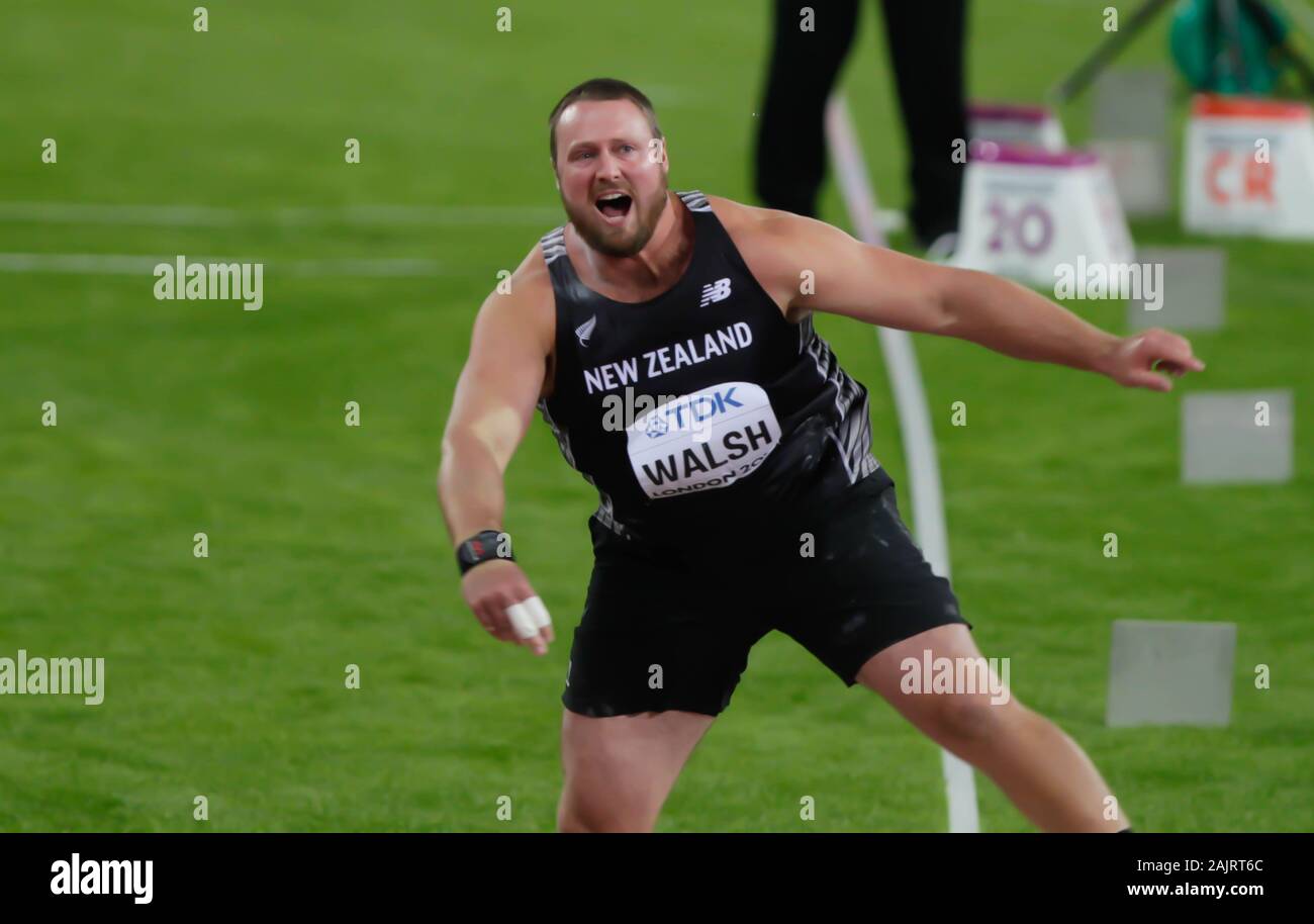 during the Shot Put Men Final of the IAAF World Championships in ...