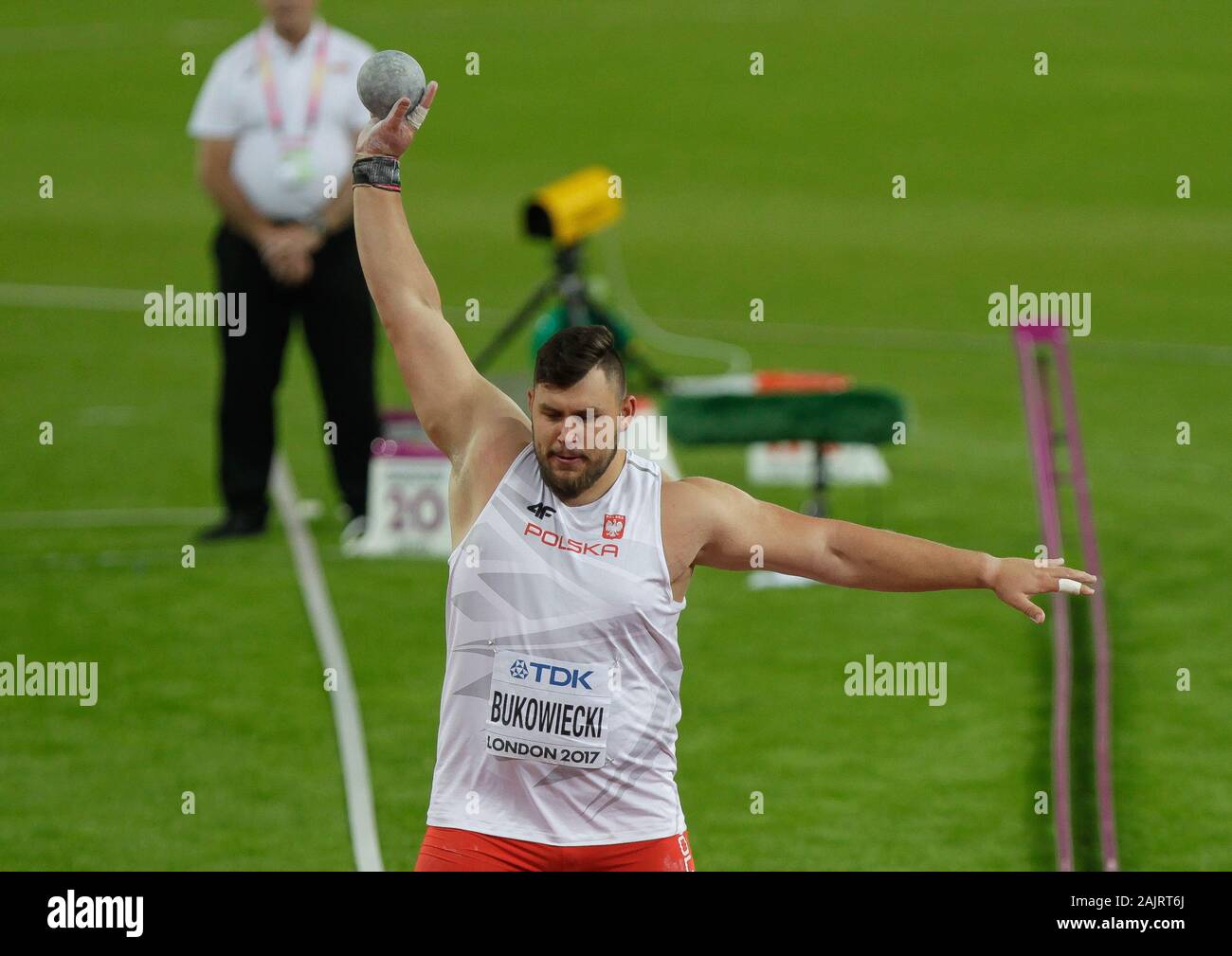 during the Shot Put Men Final of the IAAF World Championships in ...