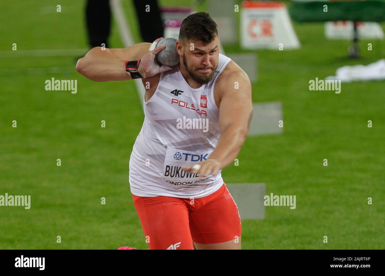 during the Shot Put Men Final of the IAAF World Championships in ...