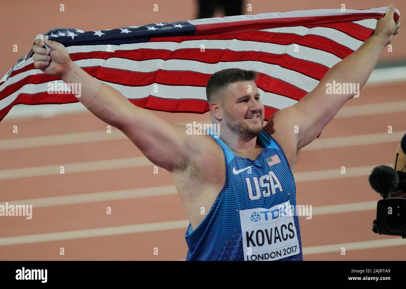 Joe Kovacs (Usa) during the Shot Put Men Final of the IAAF World ...