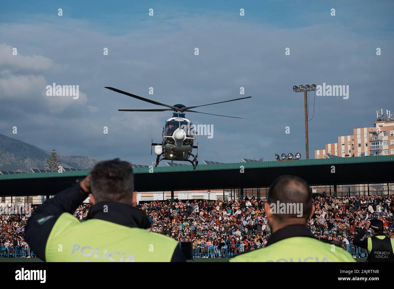 Spanish police helicopter hi-res stock photography and images - Alamy