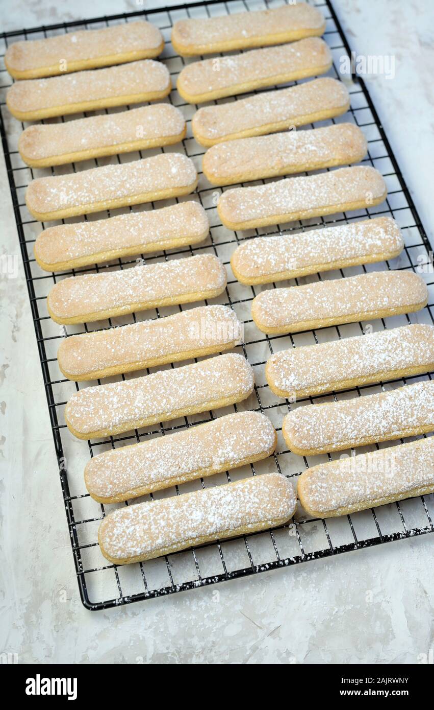 Ladyfingers biscuits hi-res stock photography and images - Alamy