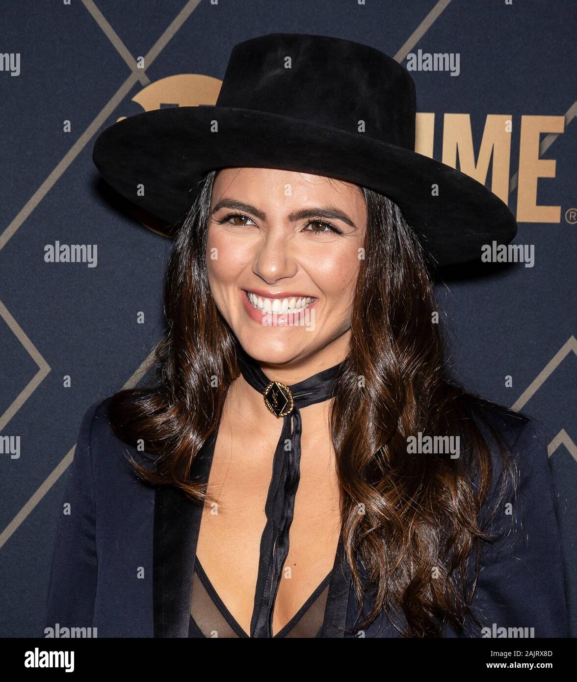 Los Angeles, CA, USA - Jan 04, 2020: Arienne Mandi attends the Showtime ...