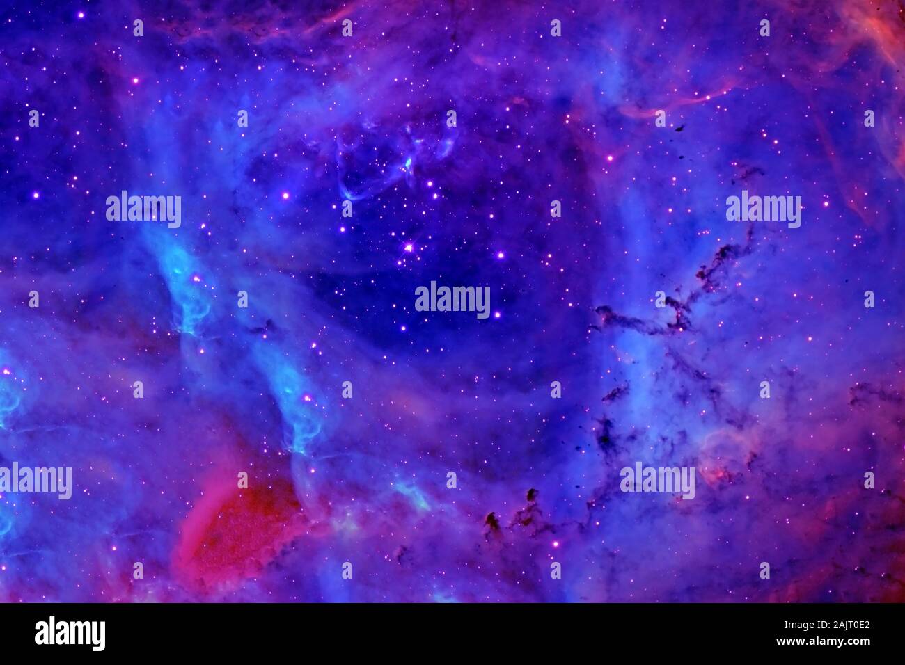 Beautiful, deep space. In pink and blue tones.Elements of this image ...