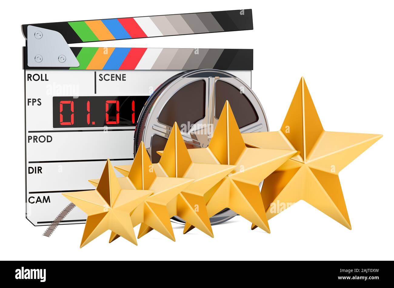 Film review stars hi-res stock photography and images - Alamy