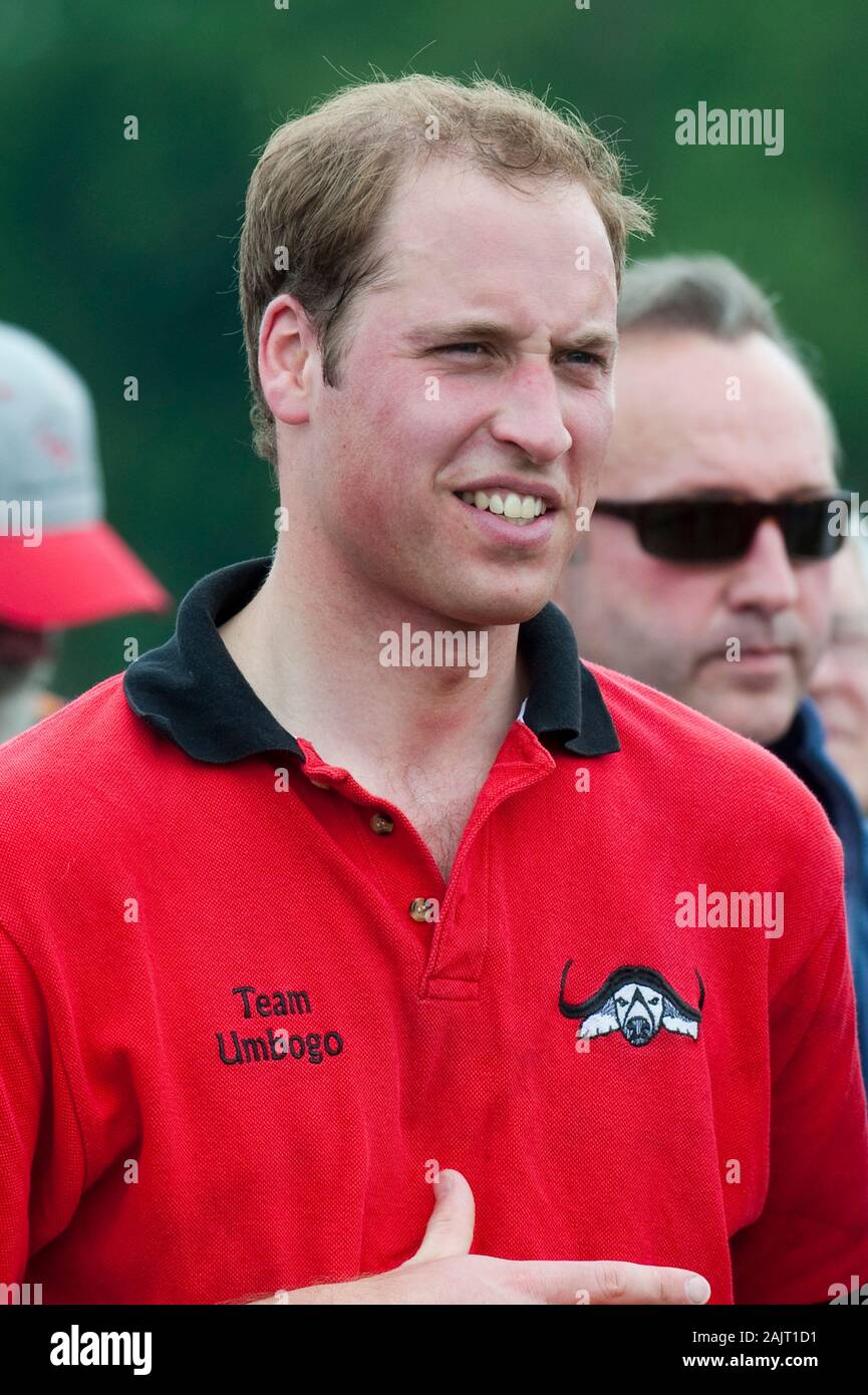 Royal family charity polo match cirencester hi-res stock photography ...