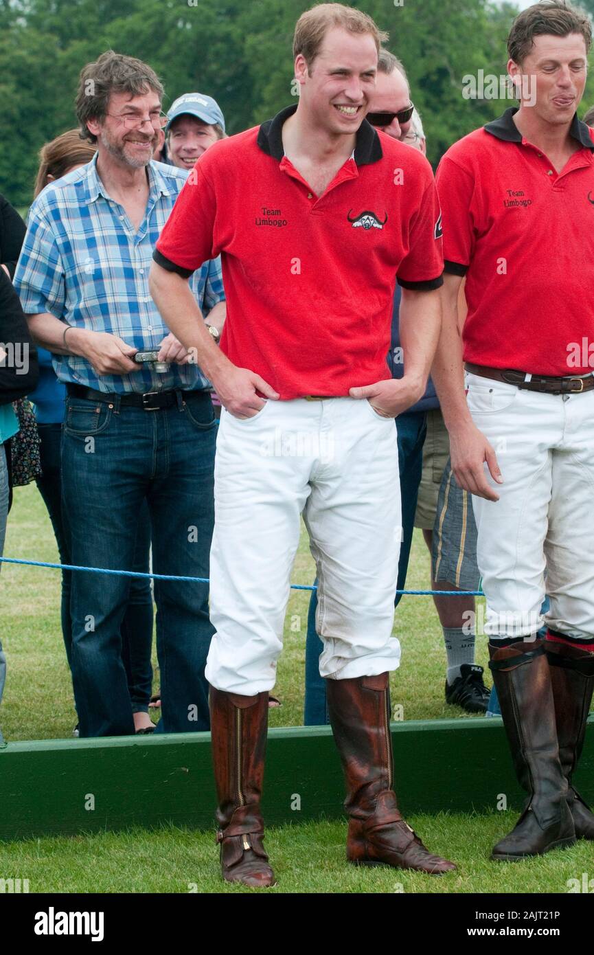 Royal family charity polo match cirencester hi-res stock photography ...