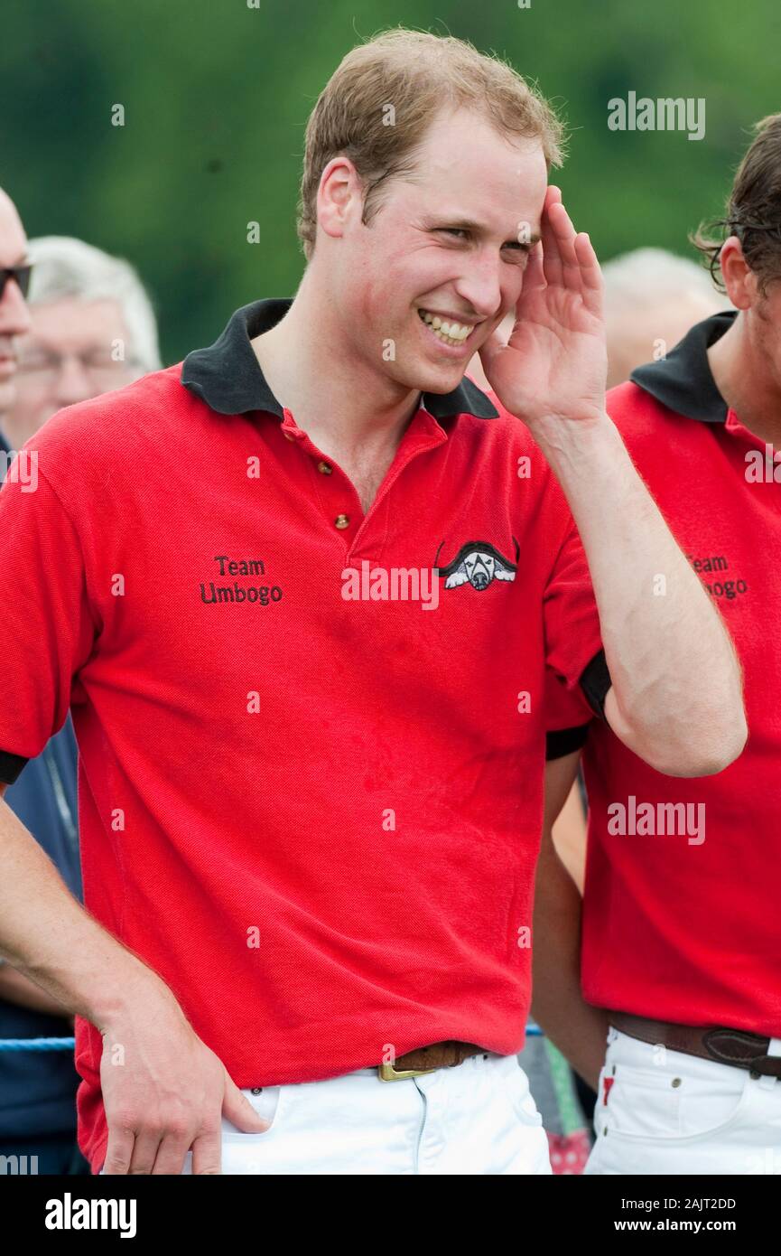 Royal family charity polo match cirencester hi-res stock photography ...