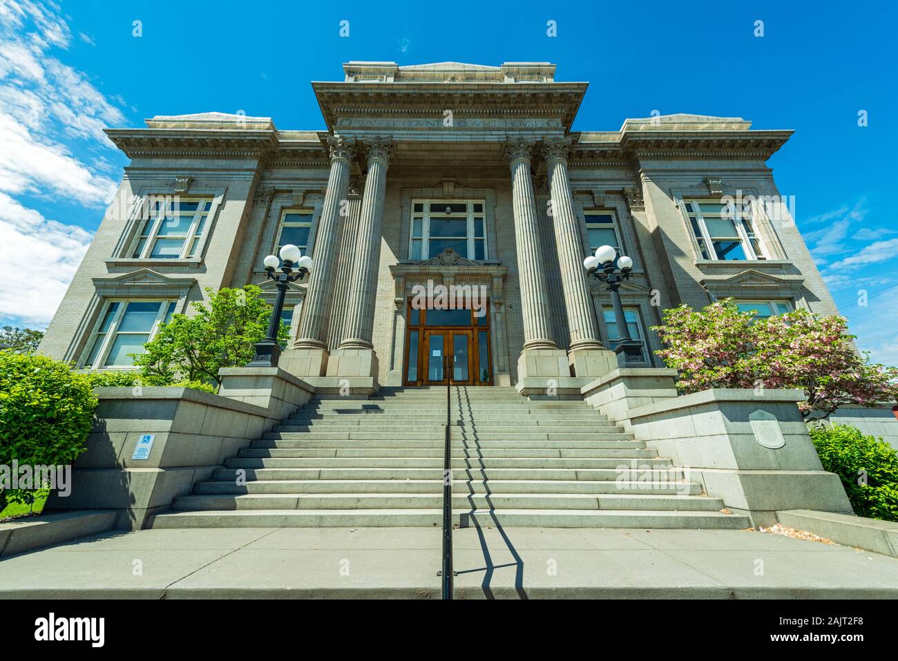 The Dalles, Oregon - April 22, 2016: The Front of the Wasco County ...