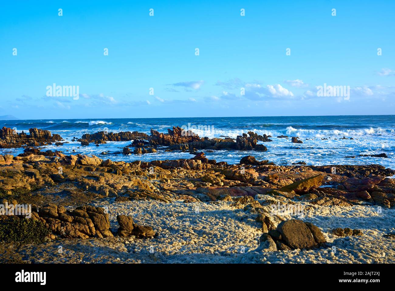 Sea front of Hermanus in south Africa Stock Photo - Alamy