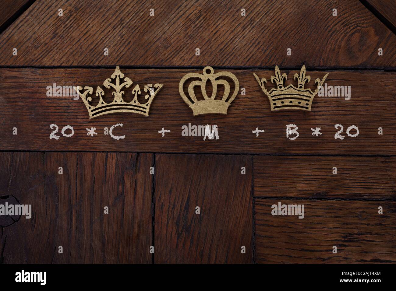 Chalking the door epiphany hi-res stock photography and images - Alamy