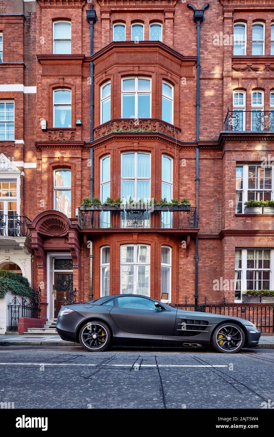 Mercedes McLaren in Mayfair London Stock Photo - Alamy