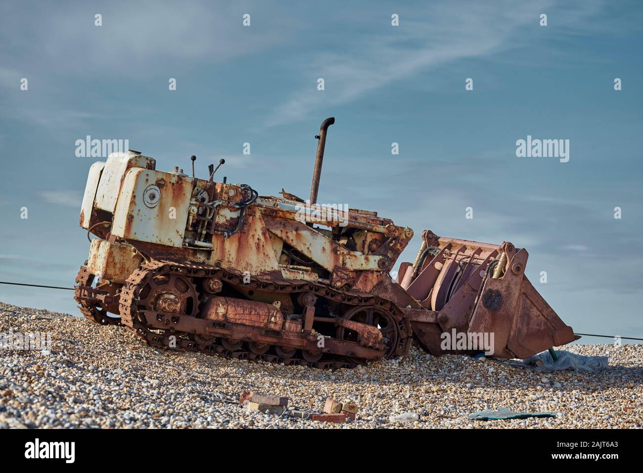 Old rusty bulldozer hi-res stock photography and images - Alamy