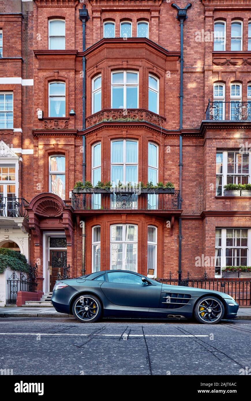 Mercedes McLaren sports car in Mayfair, London Stock Photo - Alamy