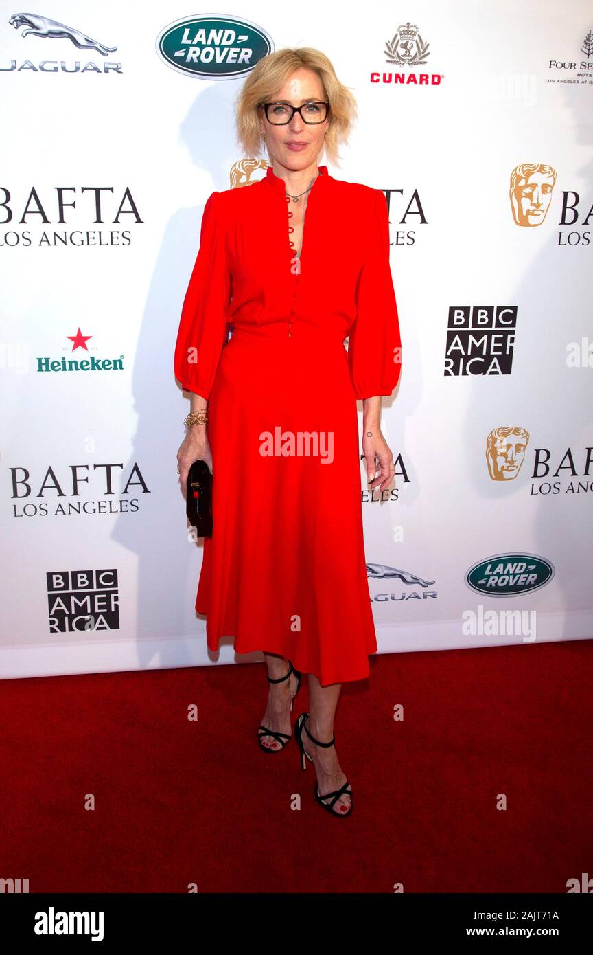 Beverly Hills, USA. 04th Jan, 2020. Gillian Anderson attending the ...