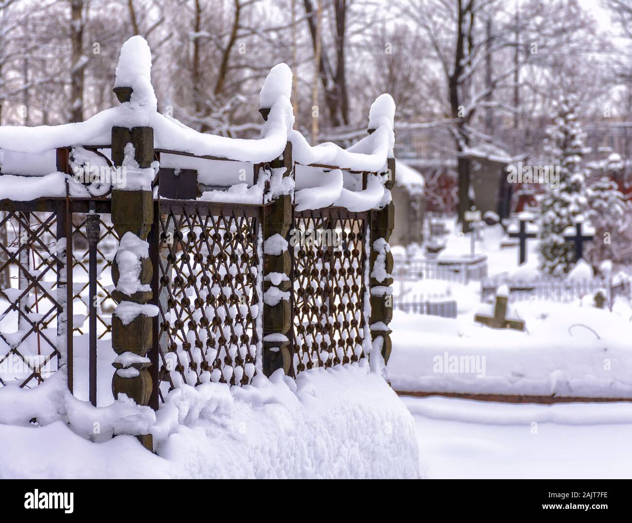 Nikolskoe cemetery of the Alexander Nevsky Lavra. St. Petersburg ...