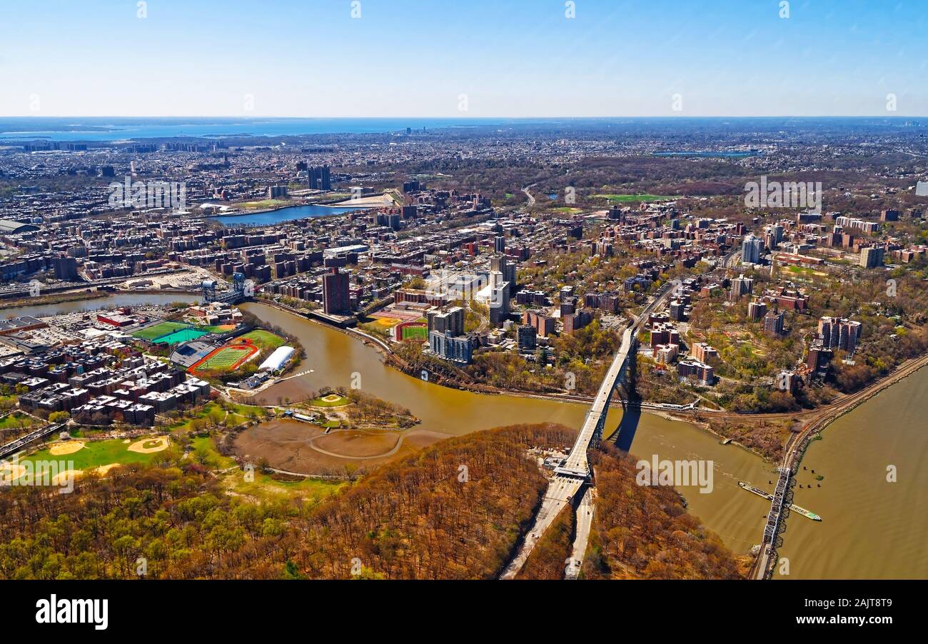 Aerial view neighborhood in brooklyn hi-res stock photography and ...