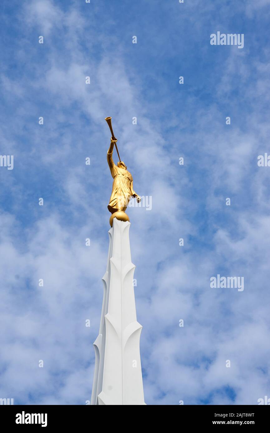 Jesus statue mormon church hi-res stock photography and images - Alamy