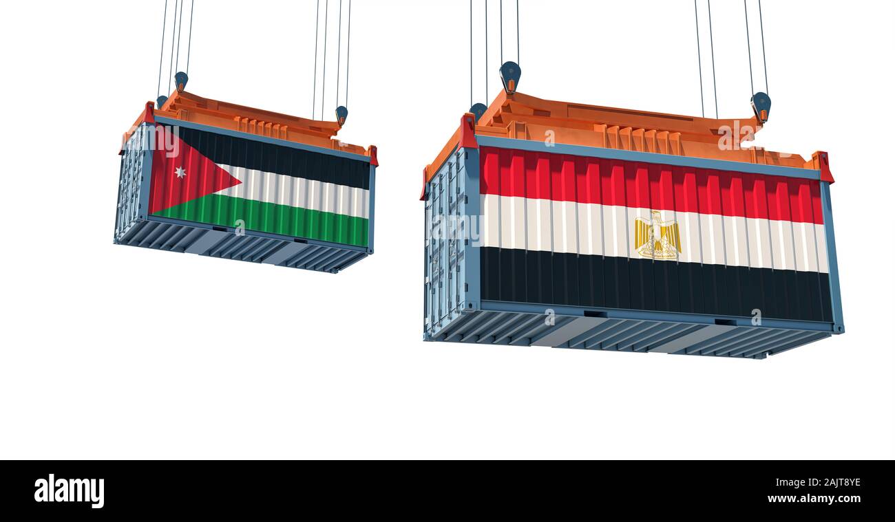 Jordan egypt flag hi-res stock photography and images - Alamy