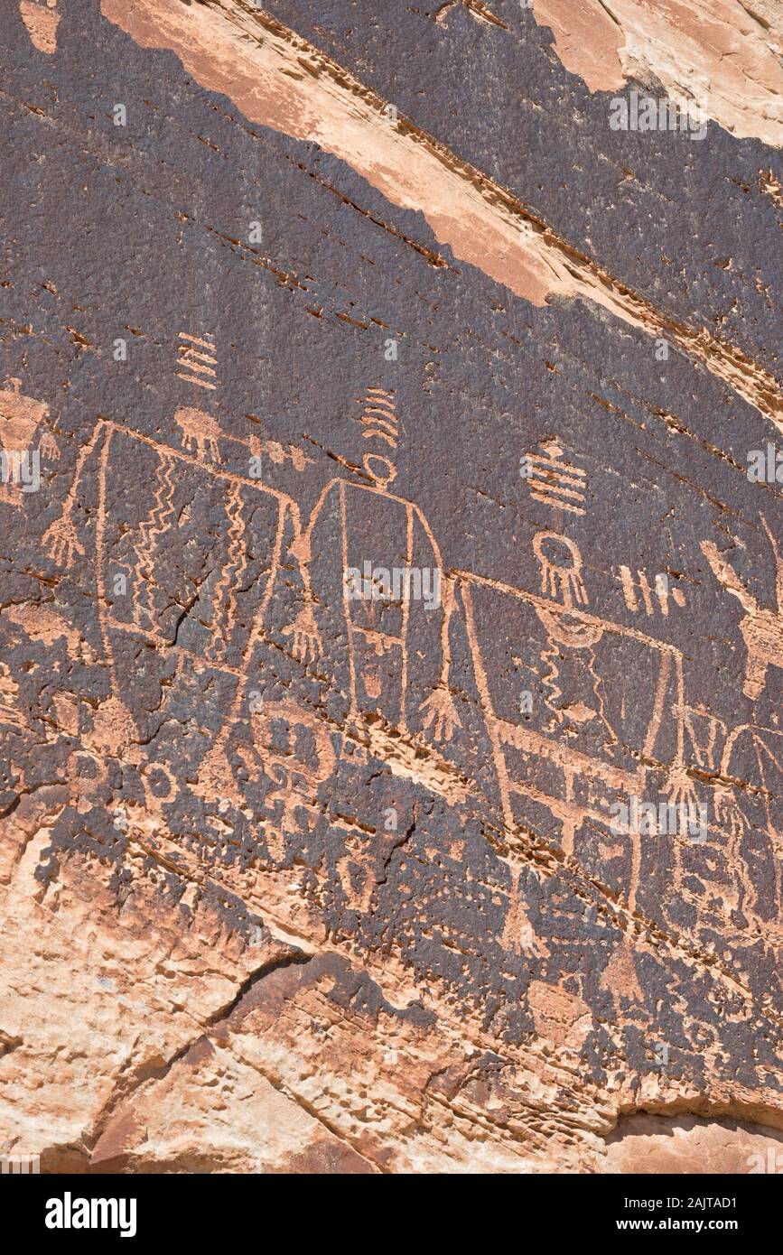 Petroglyphs, Bears Ears National Monument, Utah Stock Photo - Alamy