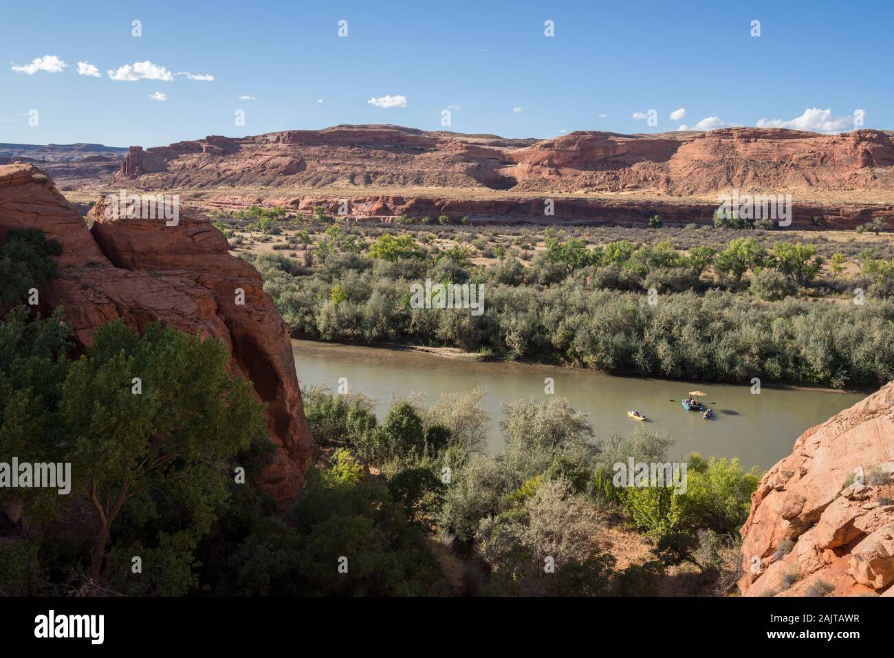 River trip on the San Juan River in Southern Utah Stock Photo - Alamy