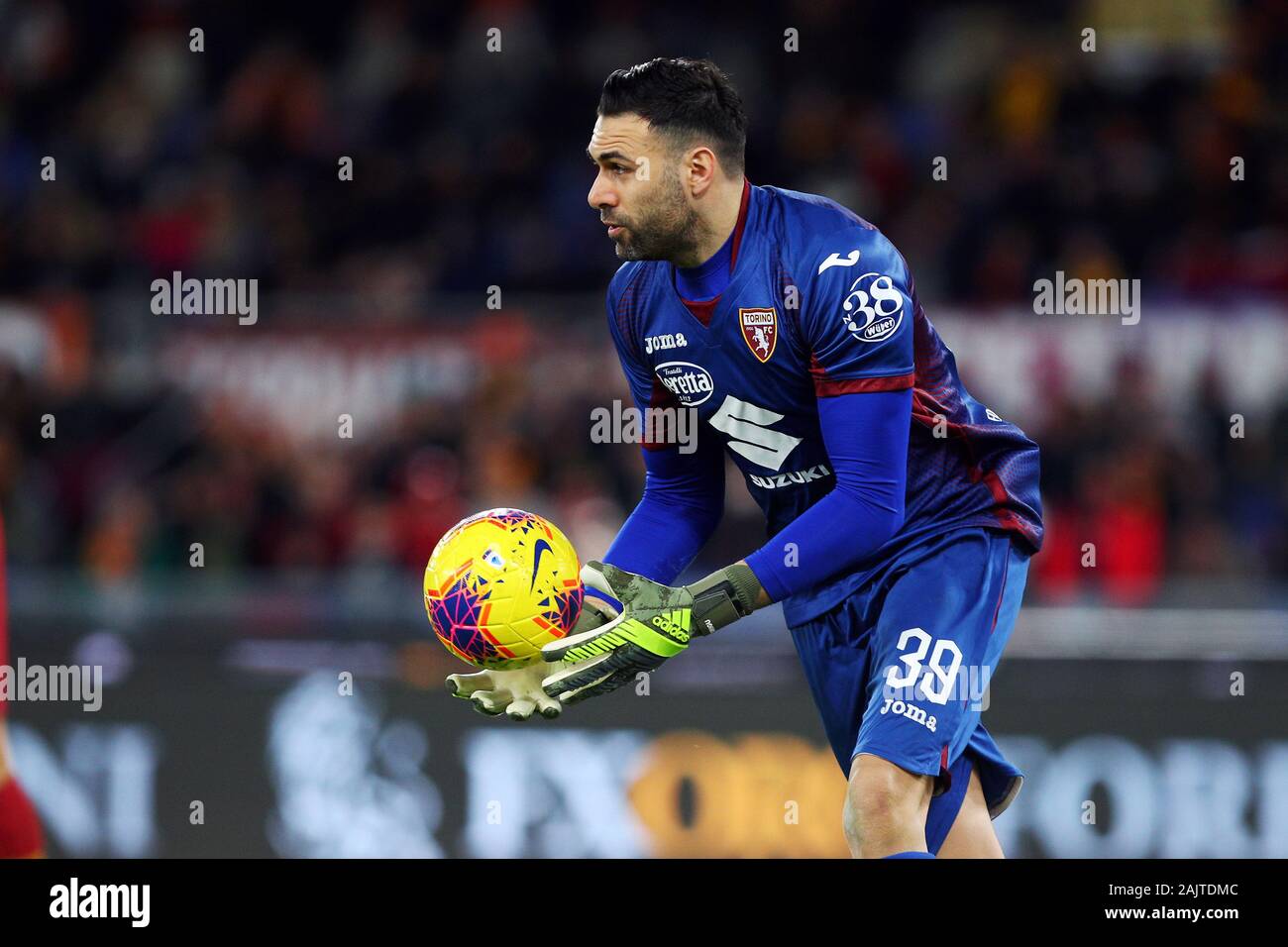 Torino goalkeeper Salvatore Sirigu in action during the Italian ...
