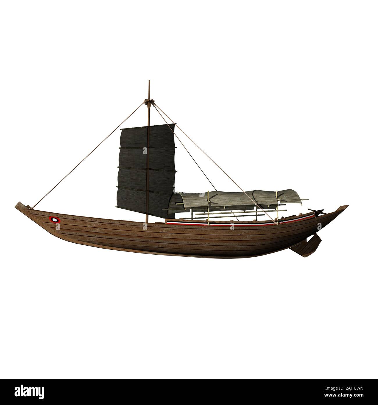 Fishing sailing sampan hi-res stock photography and images - Alamy