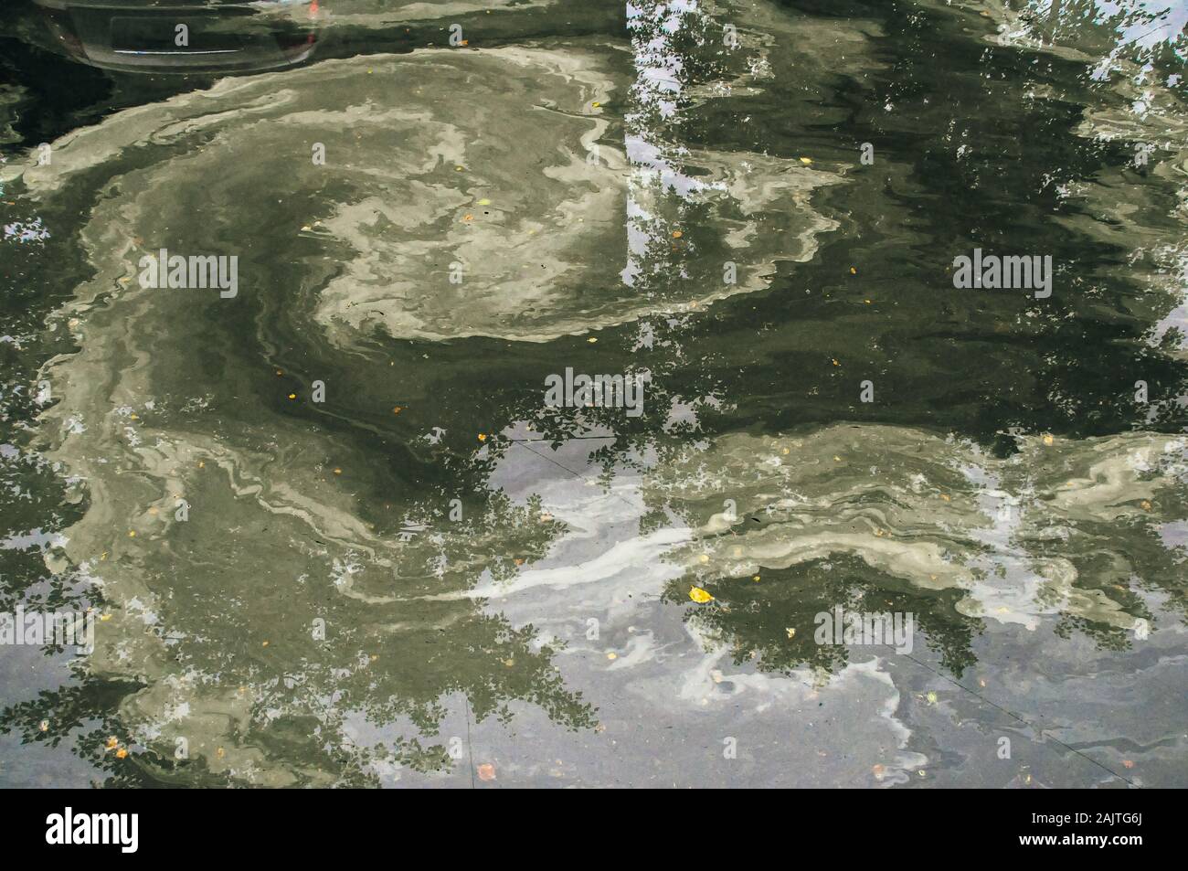 Petrol puddle hi-res stock photography and images - Alamy