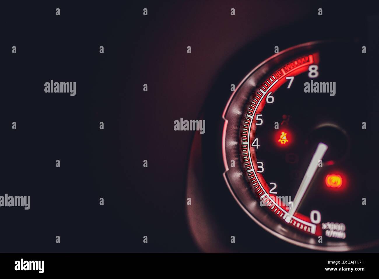 Speedometer lit up hi-res stock photography and images - Alamy