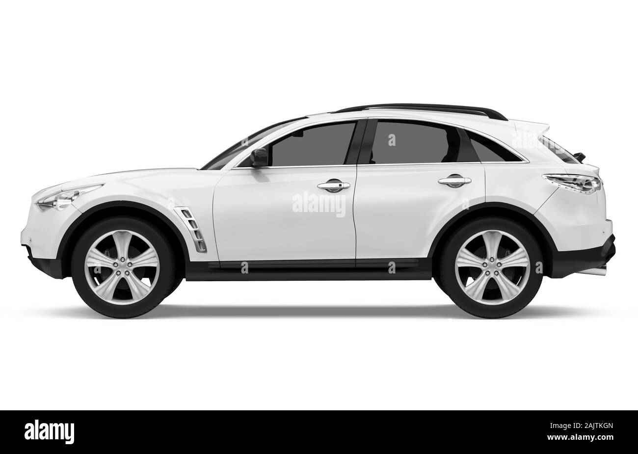 SUV Car Isolated Stock Photo - Alamy