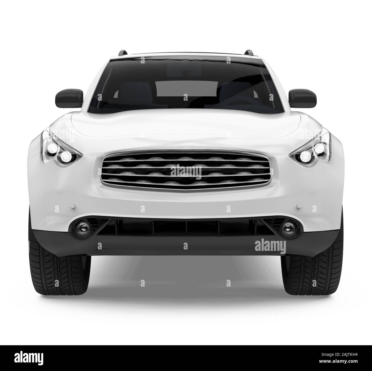 SUV Car Isolated Stock Photo - Alamy