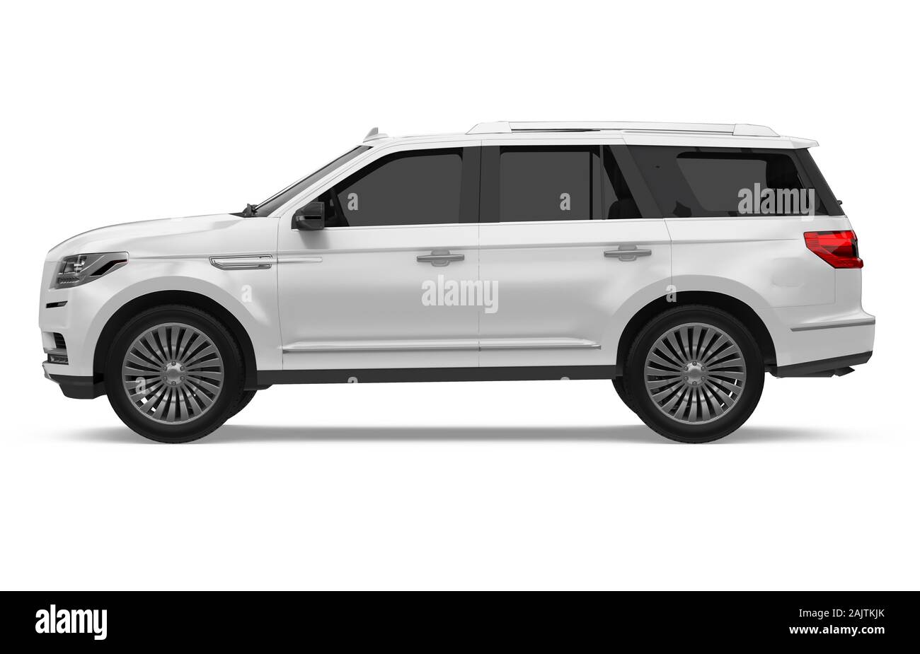 SUV Car Isolated Stock Photo - Alamy