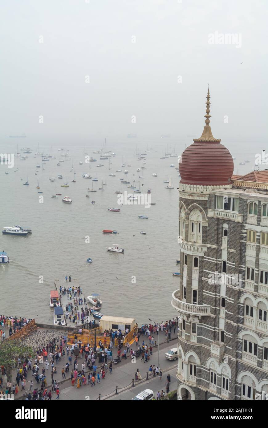 Mumbai city aerial india hi-res stock photography and images - Alamy