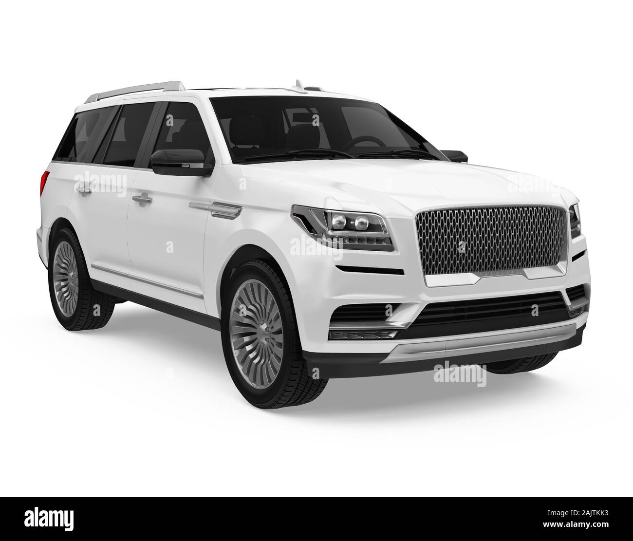 SUV Car Isolated Stock Photo - Alamy