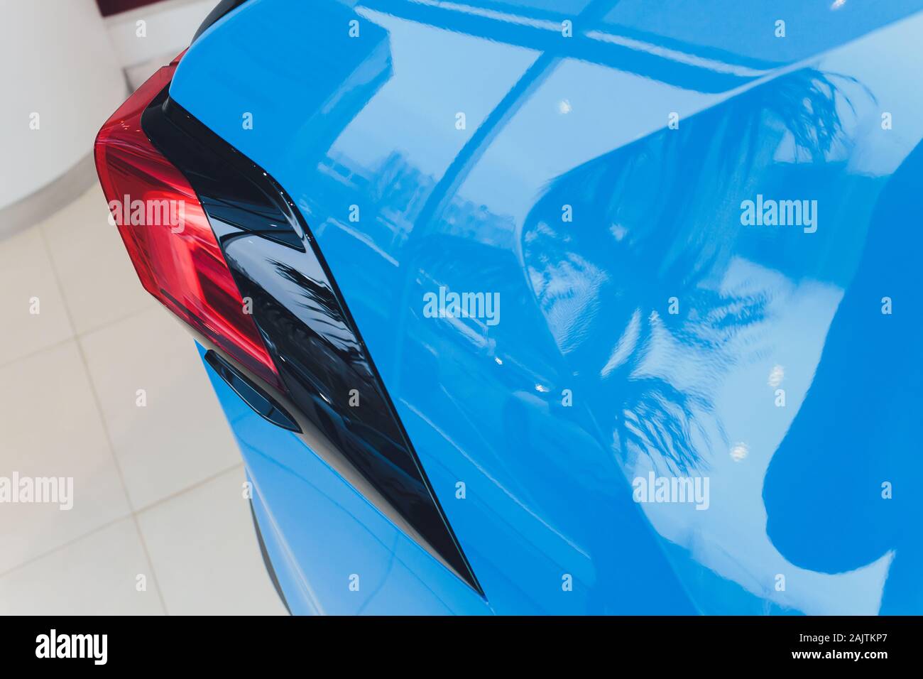 Close up rear spoiler white hi-res stock photography and images - Alamy