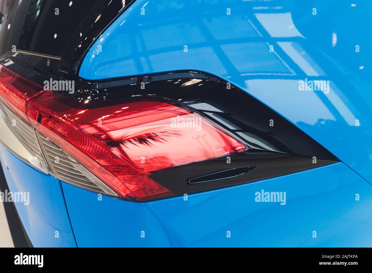 Close up rear spoiler white hi-res stock photography and images - Alamy