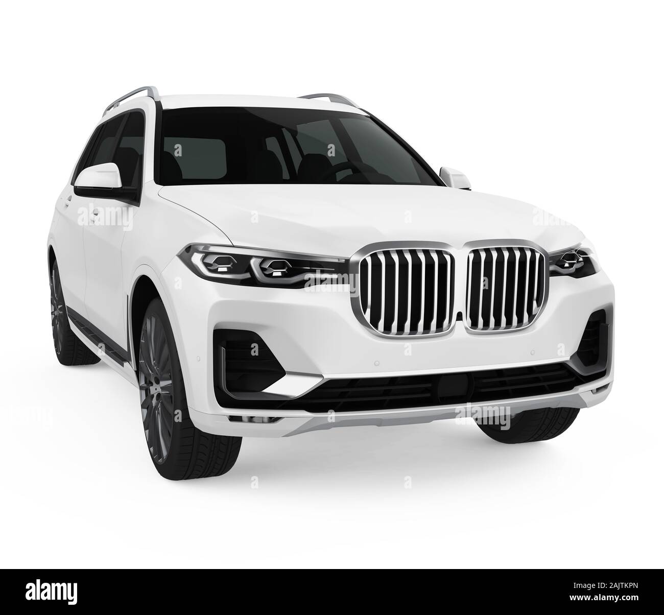 SUV Car Isolated Stock Photo - Alamy