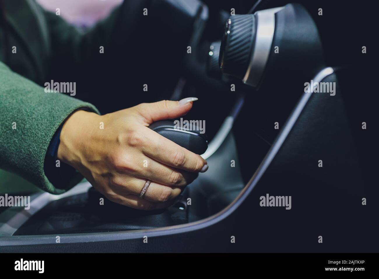 Automatic belt shifter hi-res stock photography and images - Alamy