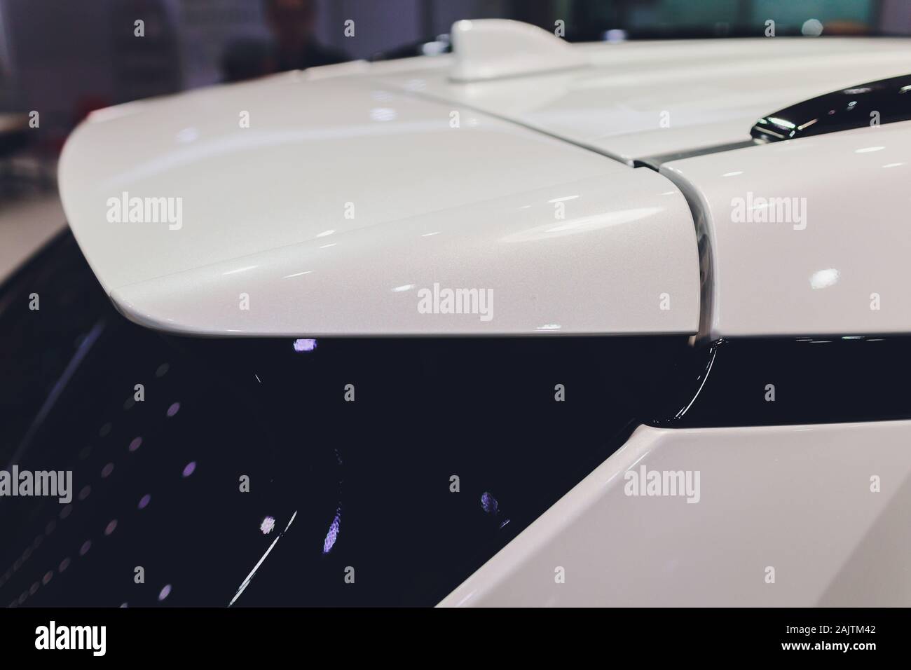 modern car design. close-up. bending lines avto Stock Photo - Alamy