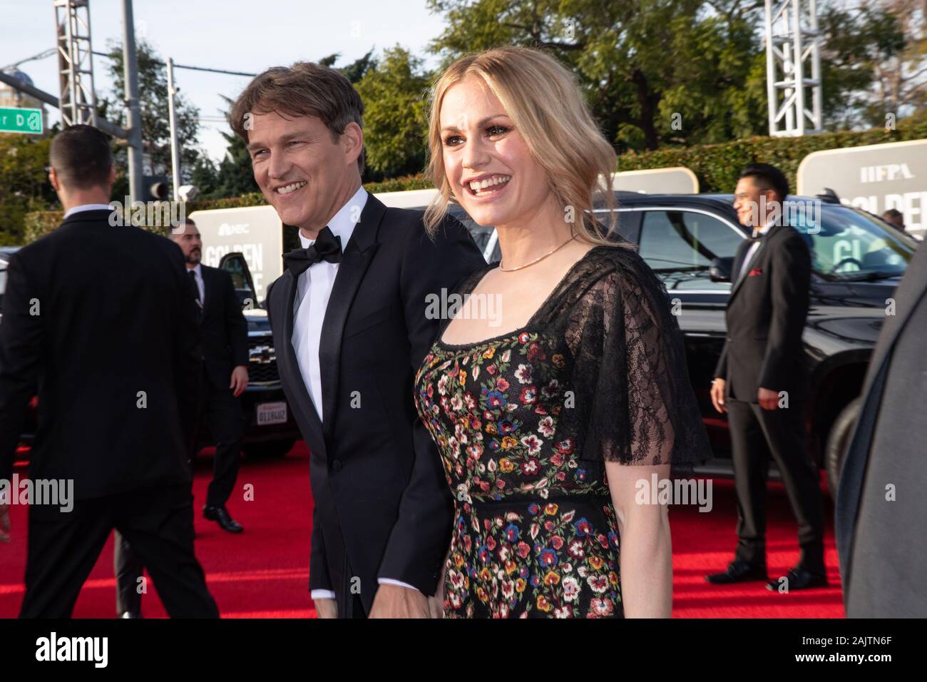 05 January 2020 - Beverly Hills, California - Stephen Moyer and Anna ...