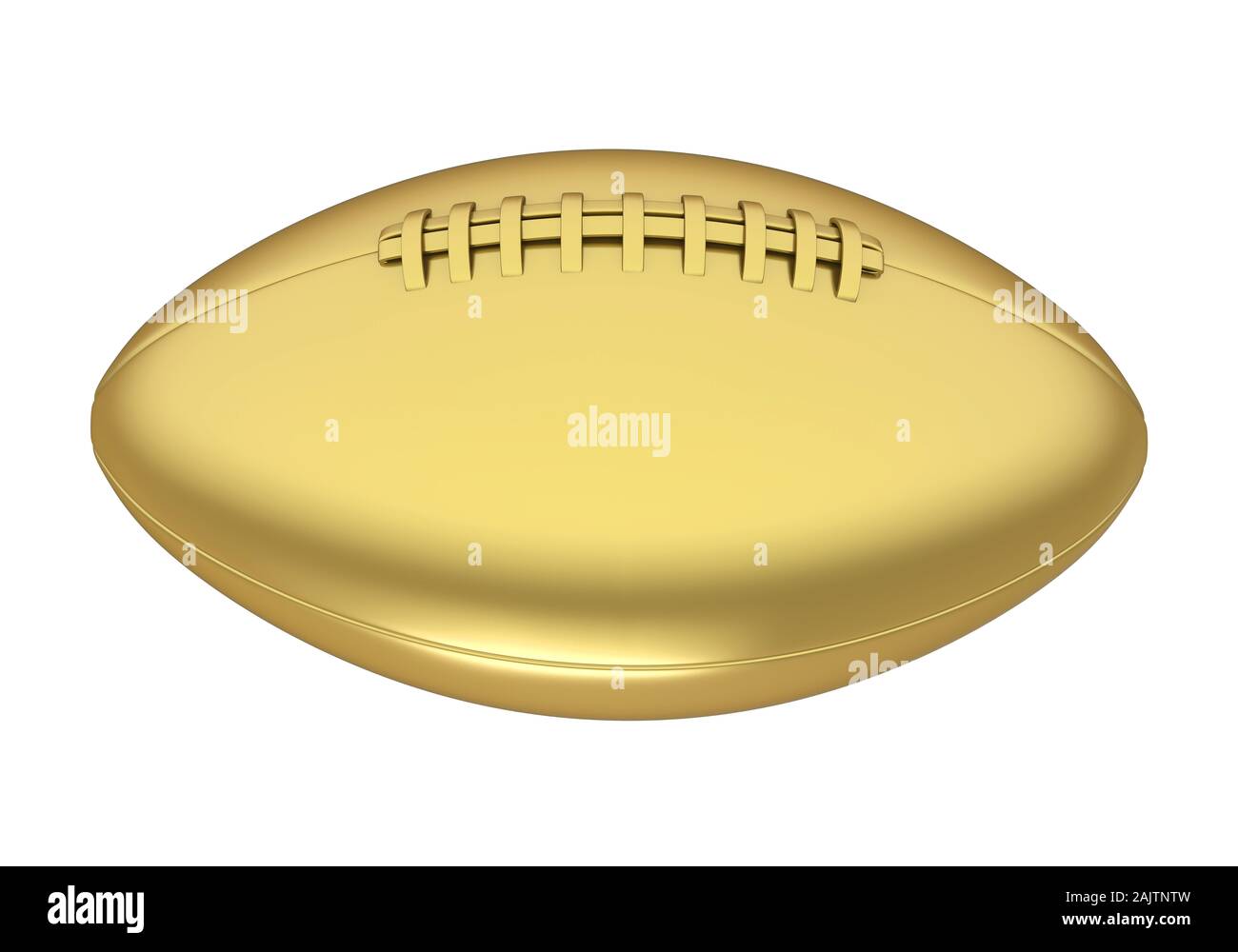 Golden Football Ball Isolated Stock Photo - Alamy
