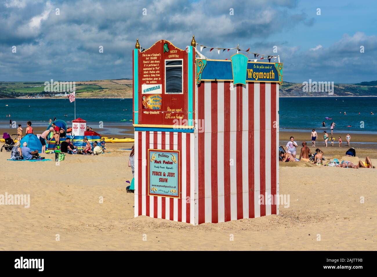 Weymouth beach 2019 hi-res stock photography and images - Alamy