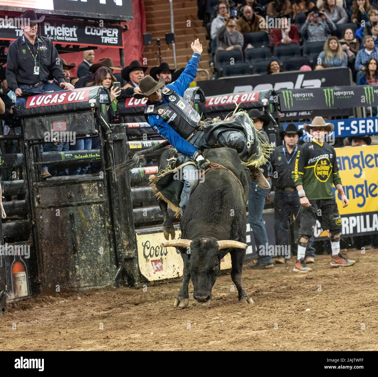Professional championship bull riders hi-res stock photography and ...