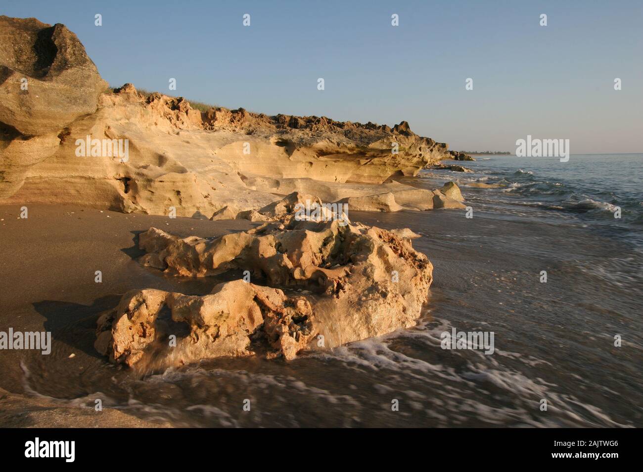 Anastasia limestone outcropping in Blowing Rocks Preserve on Jupiter ...