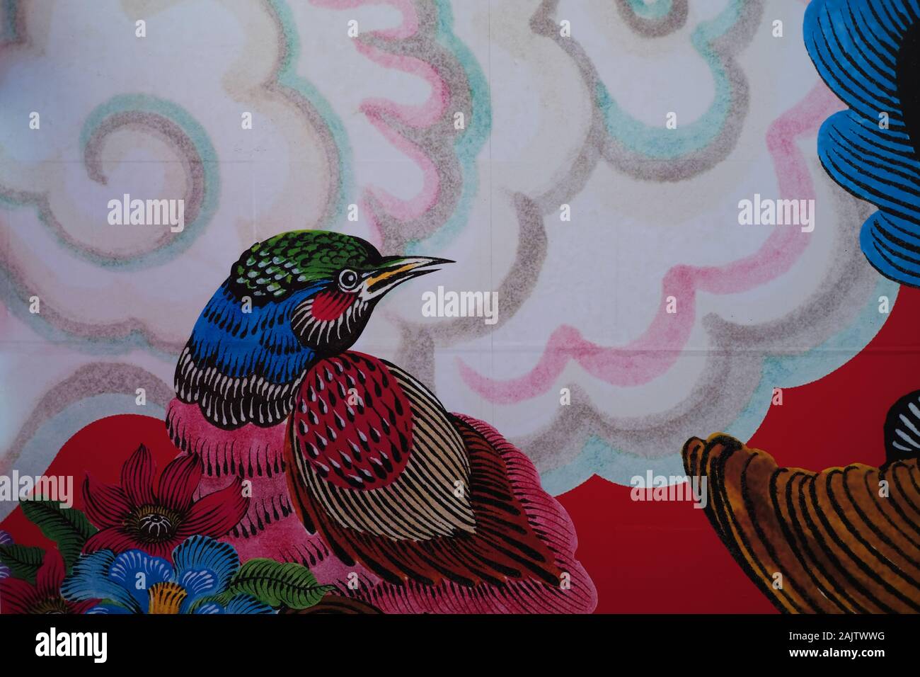 Bird chinese painting hi-res stock photography and images - Alamy