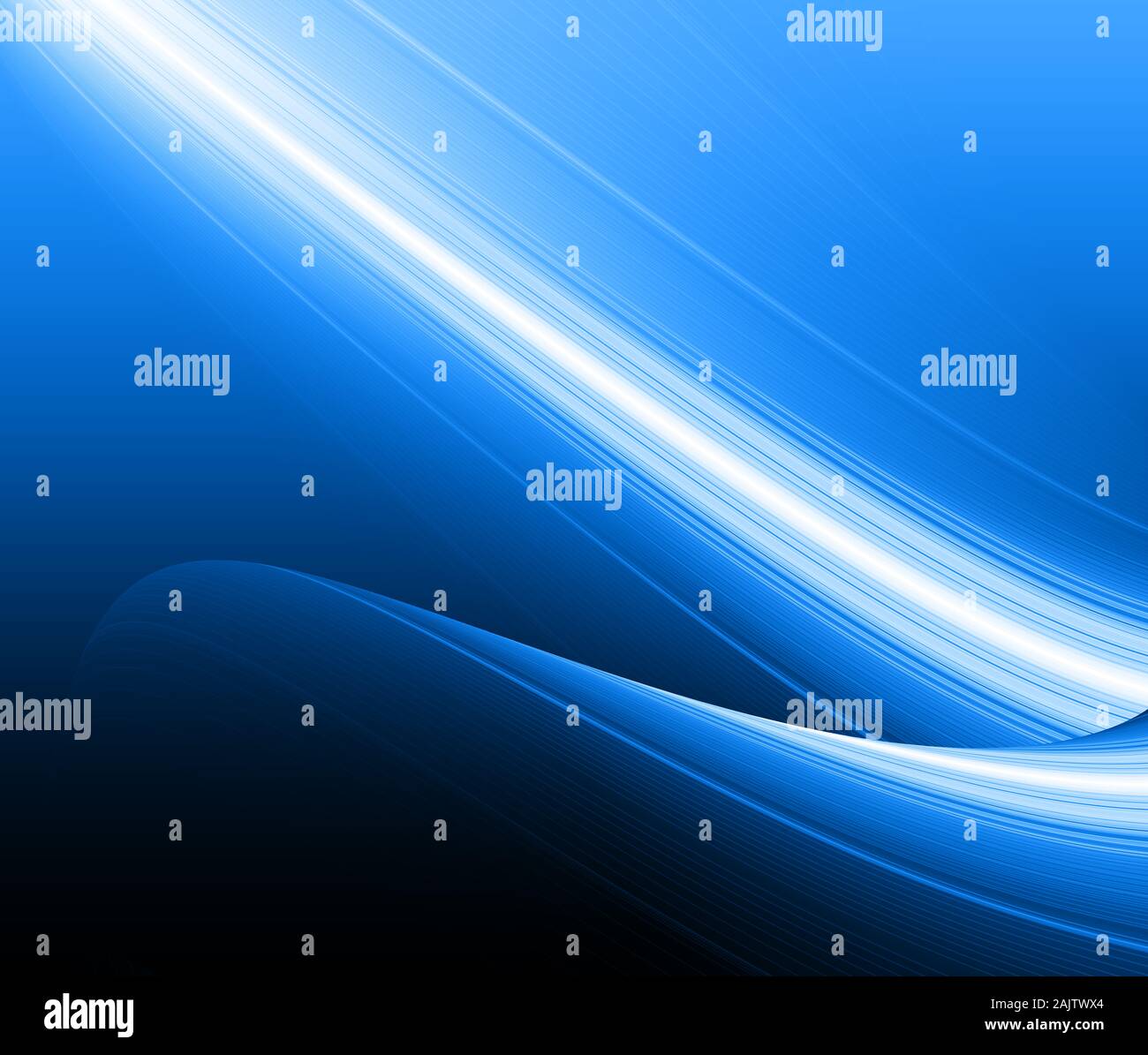 Bending light on a Gradient Blue and Dark background Stock Photo - Alamy